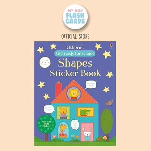 Promo Usborne Sticker Book Shapes - Buku Stiker Impor Imported Bentuk ...