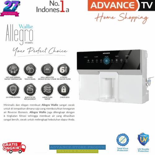 Jual ADVANCE DISPENSER TANPA GALON ALLEGRO WALLIE REVERSE OSMOSIS ...