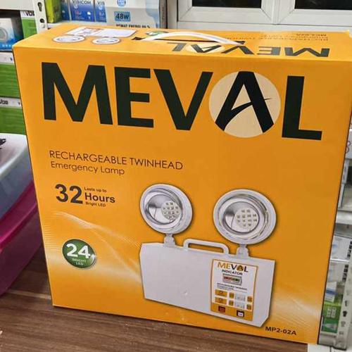 Jual Meval Lampu LED Darurat Emergency Lamp Twin Head - MP2-03A - Kota ...