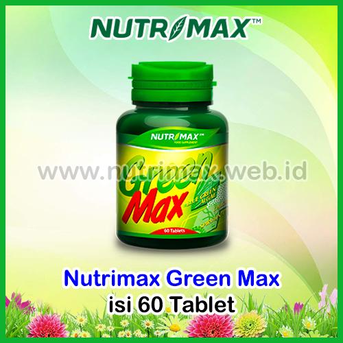 Jual Nutrimax Green Max Spirulina Chlorella Vitamin Pencernaan ...