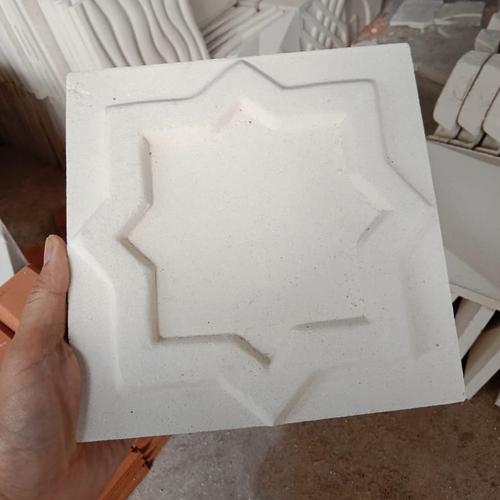 Jual bata tempel batu alam tempel hiasan dinding 3d wall panel - Putih ...