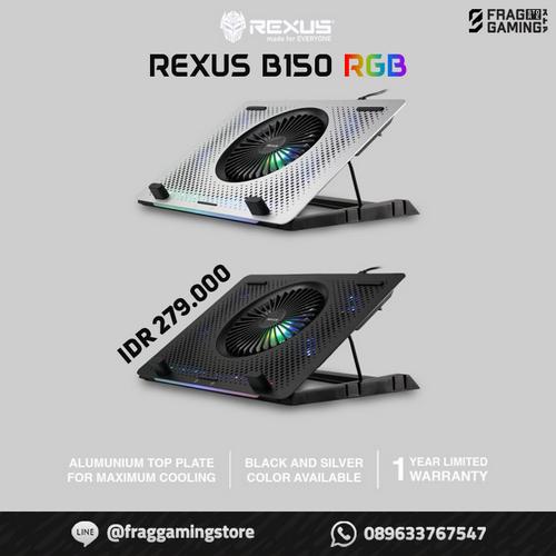 Jual Rexus Breeze B150 5 Fan With RGB Cooling Pad / Coolingpad Laptop ...