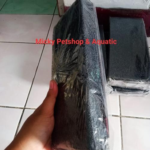 Jual Busa Filter Hitam Tebal Kapas Bio Foam 29 x 10 x 3,5cm Aquarium ...