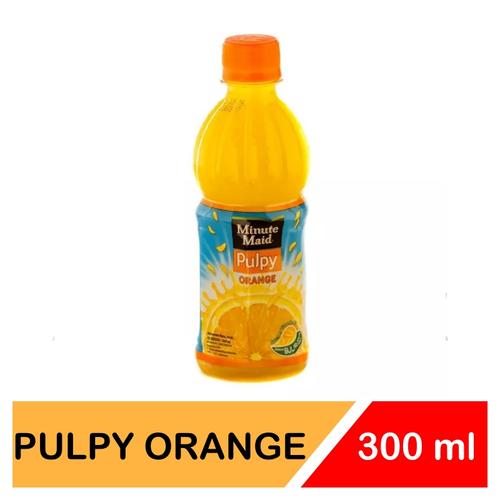 Jual Minute Maid Pulpy Orange Kemasan Botol 300 ml - Kab. Sidoarjo - Alfa Snack_NEW | Tokopedia