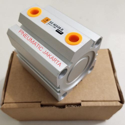 Jual Air Cylinder Compact SD-32x15 Female Thread EMC Pneumatic ...