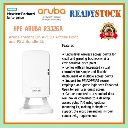 Jual HPE Aruba R3J26A Instant On AP11D Access Point and PSU Bundle EU ...