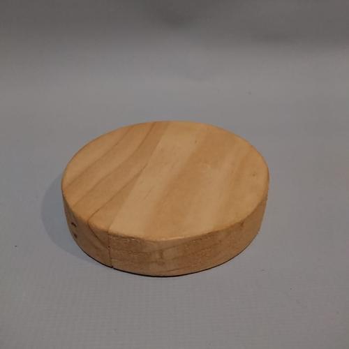 Jual tatakan gelas kayu jati tebal 2 cm - coaster kayu jati bulat ...