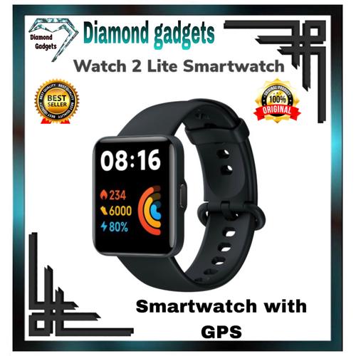 Jual Readmi watch 2 lite smartwatch with GPS - BLACK GLOBAL - Jakarta ...
