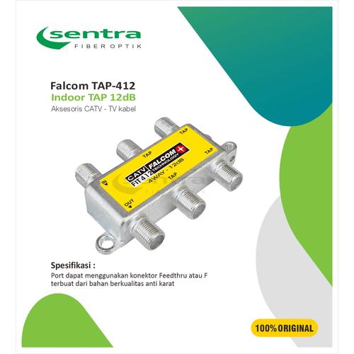 Jual Falcom Technology Tap 4 Way Indoor FIT 412 414 416 418 420 CATV ...