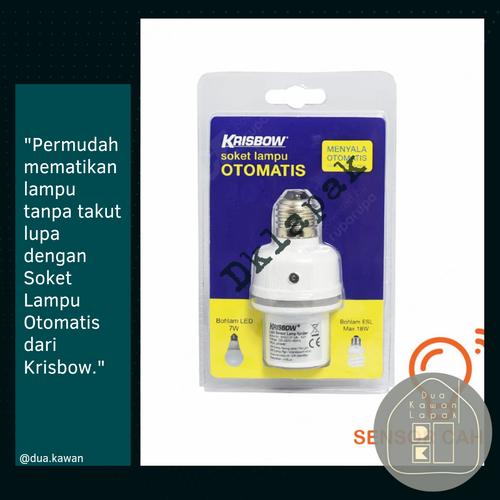 Jual Krisbow Fitting Lampu Otomatis Sensor Cahaya - Kab. Sidoarjo ... Jual Krisbow Fitting Lampu Otomatis Sensor Cahaya - Kab. Sidoarjo ...