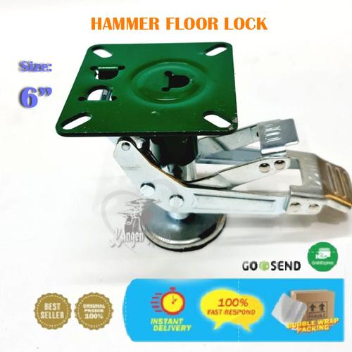 Jual Hammer Floor Lock/Hammer Lock Trolley 6 Inch Type 900-4 Taiwan ...