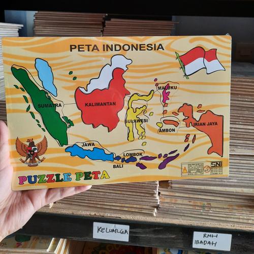 Jual puzzle kayu gambar peta Indonesia - Kota Depok - beringin puzzle ...