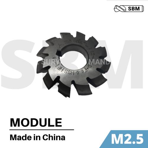 Jual MODULE GEAR MILLING CUTTER / MODUL PISAU GIGI 2.5 PCS - Jakarta ...