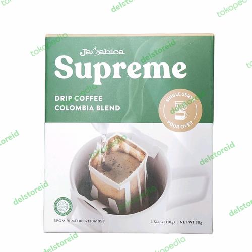 Jual Javabica supreme drip coffee colombia blend 30 gr (3 x 10 gr ...