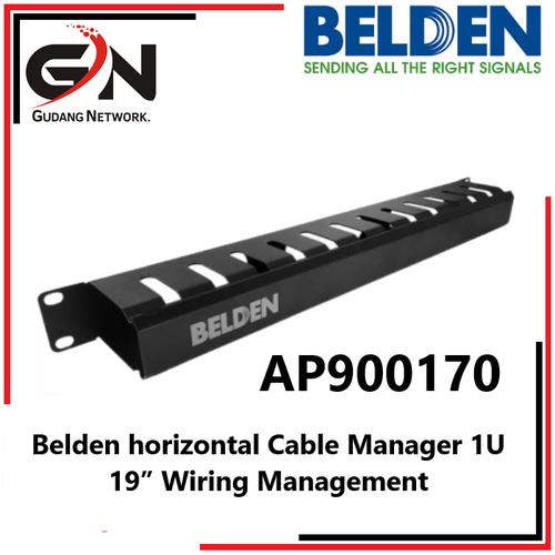 Jual Belden horizontal Cable Manager 1U 19’’ Wiring Management AP900170 ...