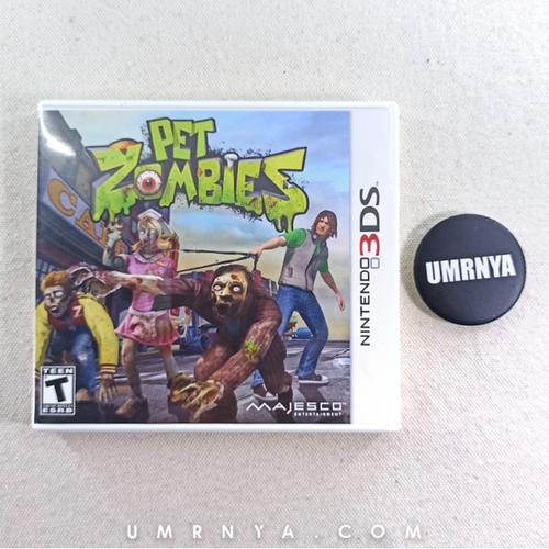 Jual Kaset Original Game Pet Zombies Nintendo 3DS 2 DS RARE PetZombies ...