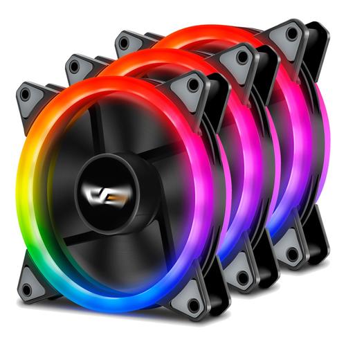 Jual AIGO Darkflash DR12 PRO 3in1 Double Ring Fan RGB With Controler ...