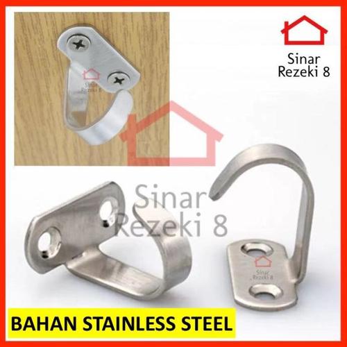 Jual Gantungan Cantolan Stainless Baju Dinding Atap Plafon Kait Hanger ...