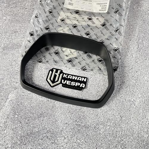 Jual List Headlamp Cover Lampu Vespa S 125 iget Facelift Black Doff ...