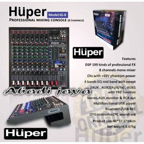 Jual mixer huper ig8 huper ig 8 HUPER IG8 HUPER IG 8 8 chanel garansi ...