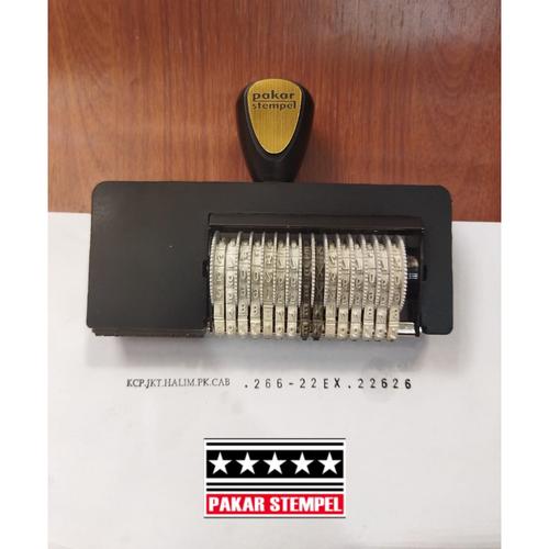 Jual Stempel penomoran surat bank stempel modif angka putar - Kota ...