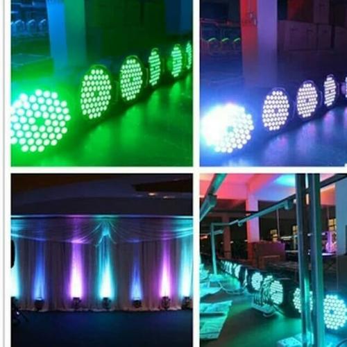 Jual lampu sorot panggung LED PAR lampu konser 54watt full colour RGB ...