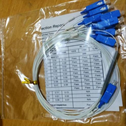 Jual Passive Splitter pasif splitter FO 1:8 1:4 1:2 UPC fiber optic 1:8 ...