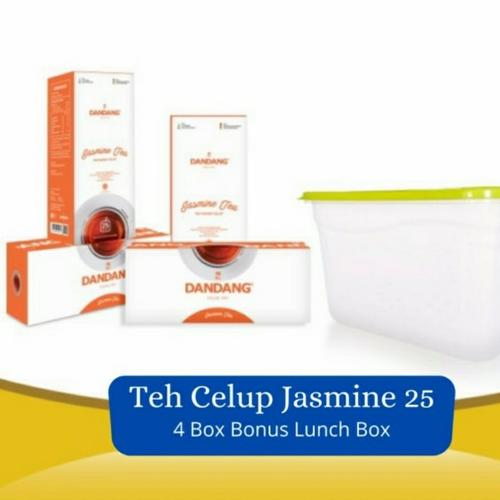 Jual Teh Dandang Celup Jasmine Box isi 4 box free lunch box - Kab. Gresik - nanda rsq | Tokopedia