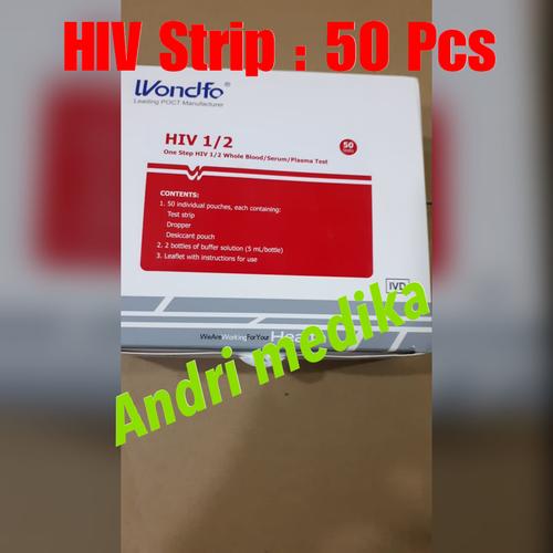 Jual Tes HIV Strip Wondfo Isi 50 Pcs - Jakarta Selatan - andri medika ...