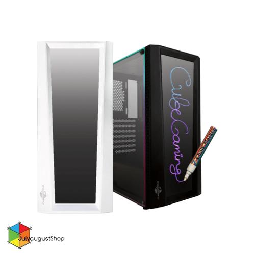 Jual CUBE GAMING WRITE - ATX Tempered Glass + WRITEABLE FRONT & SIDE ...
