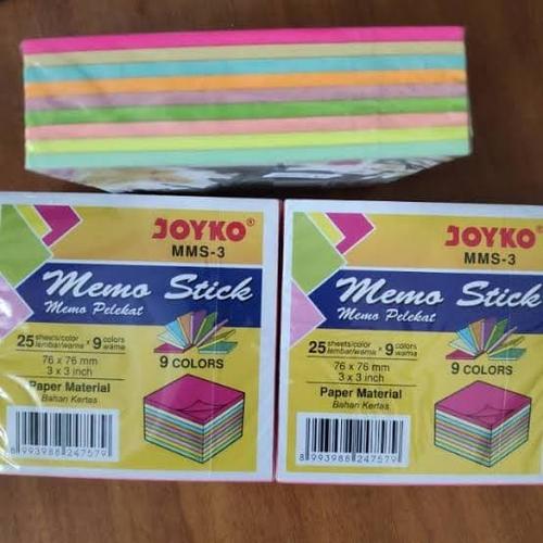 Jual Memo Stick / Sticky Note / Kertas Memo / Memo Tempel Joyko MMS-3 ...