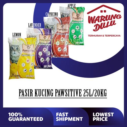Jual Pasir Kucing PAWSITIVE 25L/20Kg - CAPUCINO (GRAB/GOSEND) - Jakarta ...