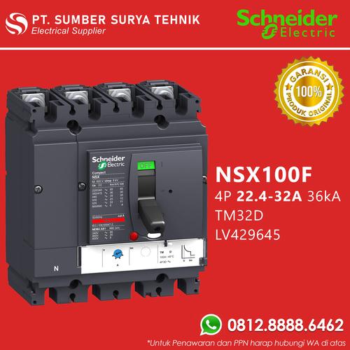 Jual MCCB NSX100F LV429645 4P 22.4-32A 36kA Compact TM32D Schneider - Jakarta Pusat - Toko ...