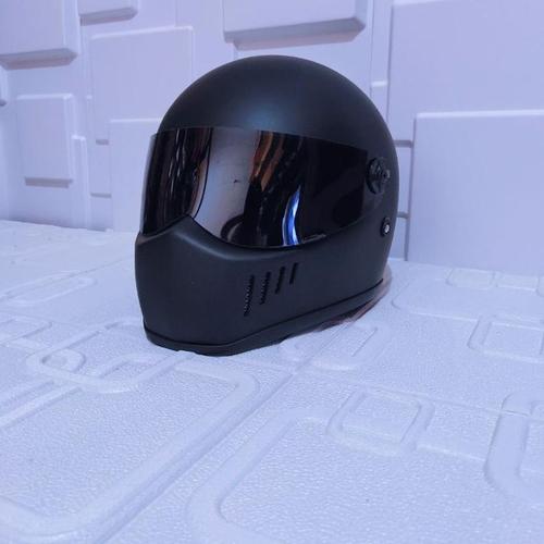 Jual ready stock helm custom bandit simpson cakil retro full face ...