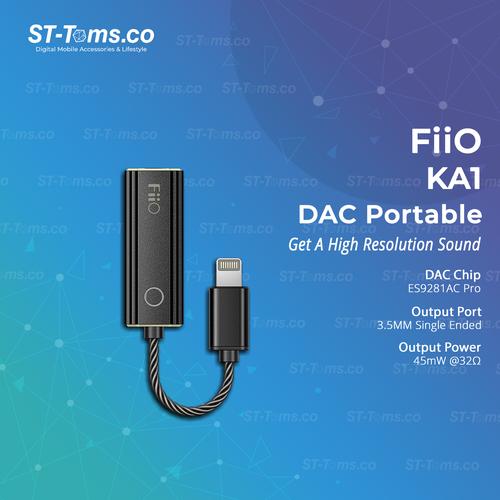 Promo FiiO KA1 Portable Hi-Res USB DAC and Amplifier High Resolution 3 ...