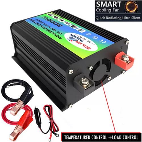 Jual Inverter Daya Mobil Dual USB 3000W Max dengan Tampilan Sumber ...