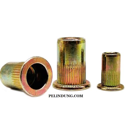 Jual Mur Rivet m 4 x 11 mm Head Blind Nut Rivetnut Mur Bibir Tanam ...