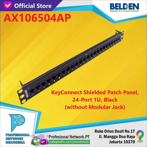 Promo Belden Blank Patch Panel 24 port Cat-5e / Cat-6 AX106504AP Cicil ...
