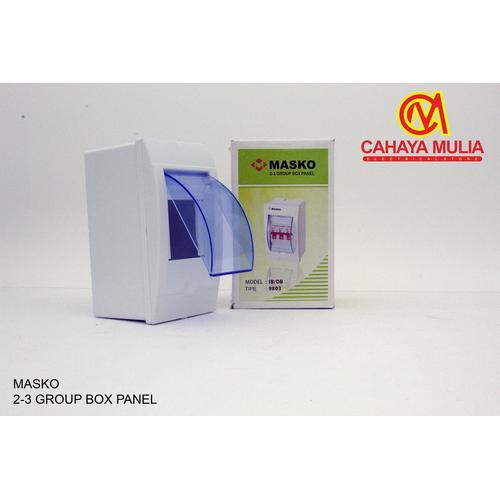 Jual Kotak MCB / Box PEngaman MCB merk Masko 2 - 3 grub tipe 9803 ...