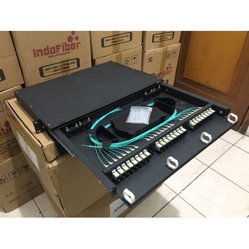 Jual OTB Rack 24 port SC Multimode OM3 + Pigtail / ODF rack 24 port SC ...