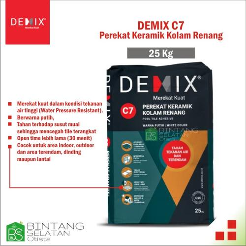 Jual DEMIX C7 Perekat Keramik Kolam Renang 25KG - Kota Bandung ...