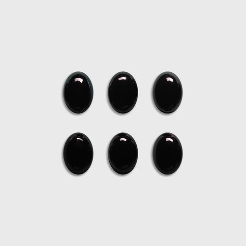 Jual BATU NATURAL BLACK ONYX UKURAN 3x5 - 10x14 MM OVAL MULUS | BLACK ...