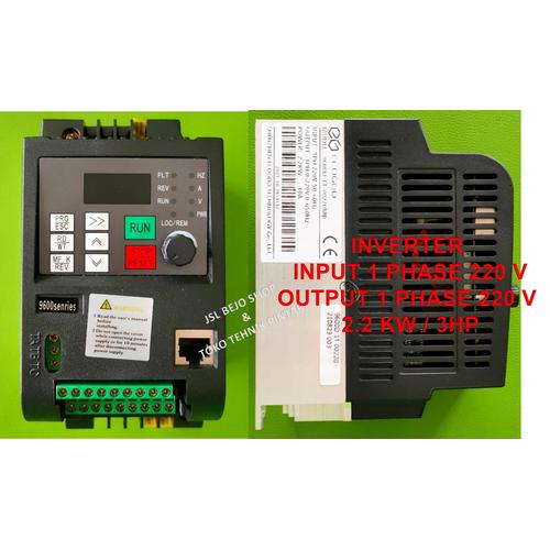 Jual Inverter VFD AT2 Input 1 Ph 220v Output 1 Ph 220 V For Motor Dinamo 1 - 4KW/5.5HP - Kab ...