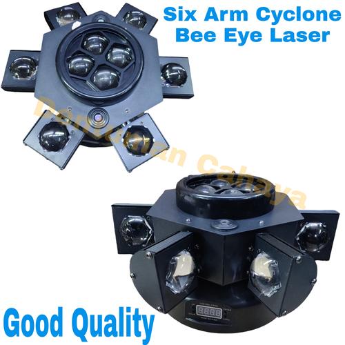 Jual Six Arm Cyclone Moving plus Bee eye plus Laser 10x10w , Lampu ...