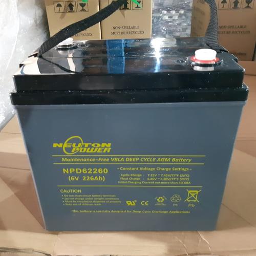 Jual BATTERY DEEPCYCLE GOLF CAR - NPD 62260 6V 226AH - NEUTON POWER ...