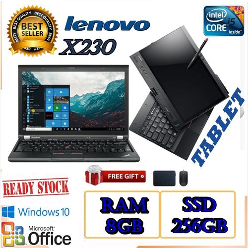 Jual Laptop 2 in 1 TABLET Lenovo ThinkPad x230 Core i5 GEN 3 RAM 8 ...