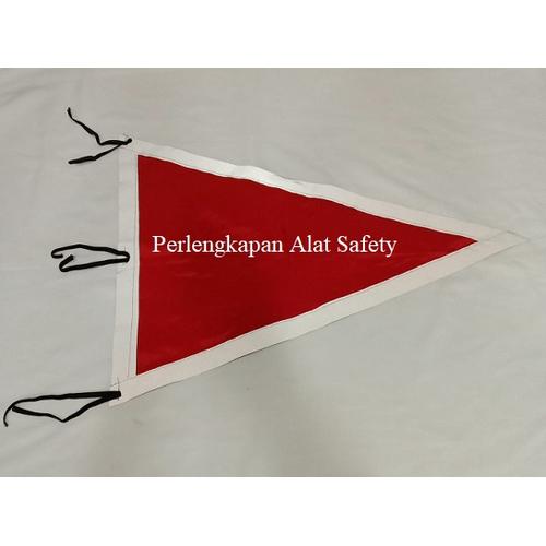 Jual Bendera Segitiga Safety Proyek Warna merah / FLAG MAN - Jakarta ...
