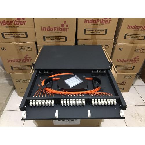 Jual OTB Rack 48 port LC multimode + Pigtail / ODF rack 48 port LC ...