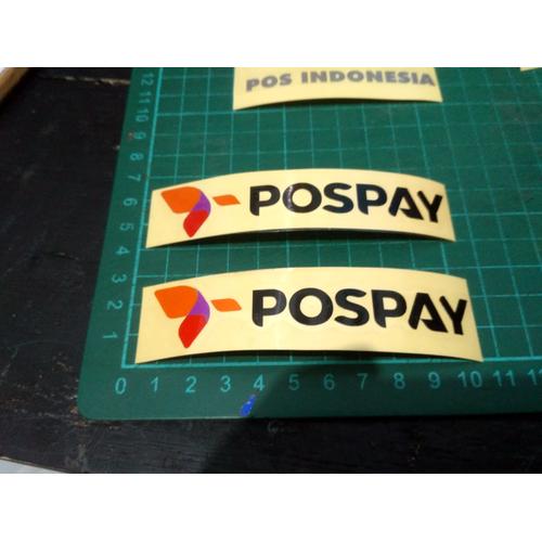 Jual Stiker Sticker POSPAY Pos Pay PT POS Indonesia - Putih Saja, 10cm ...