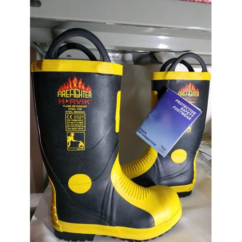 Jual SEPATU PEMADAM HARVIK ORIGINAL / SEPATU SAFETY PEMADAM KEBAKARAN ...